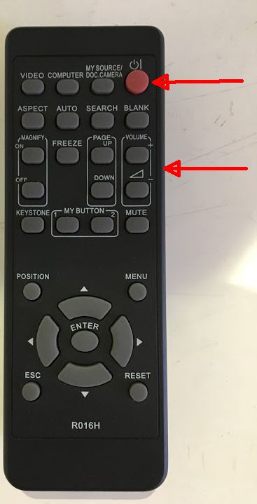 Projector Instructions – Almondsbury Old School Hall